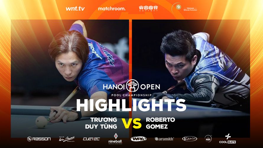 Highlights TRƯƠNG DUY TÙNG vs ROBERTO GOMEZ - Hanoi Open Pool ...